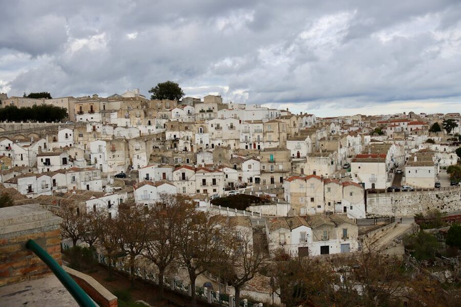Puglia whitewashed architecture