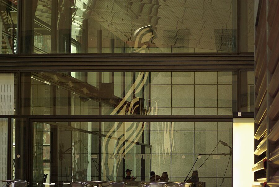 Reina Sofia museum main hall entrance