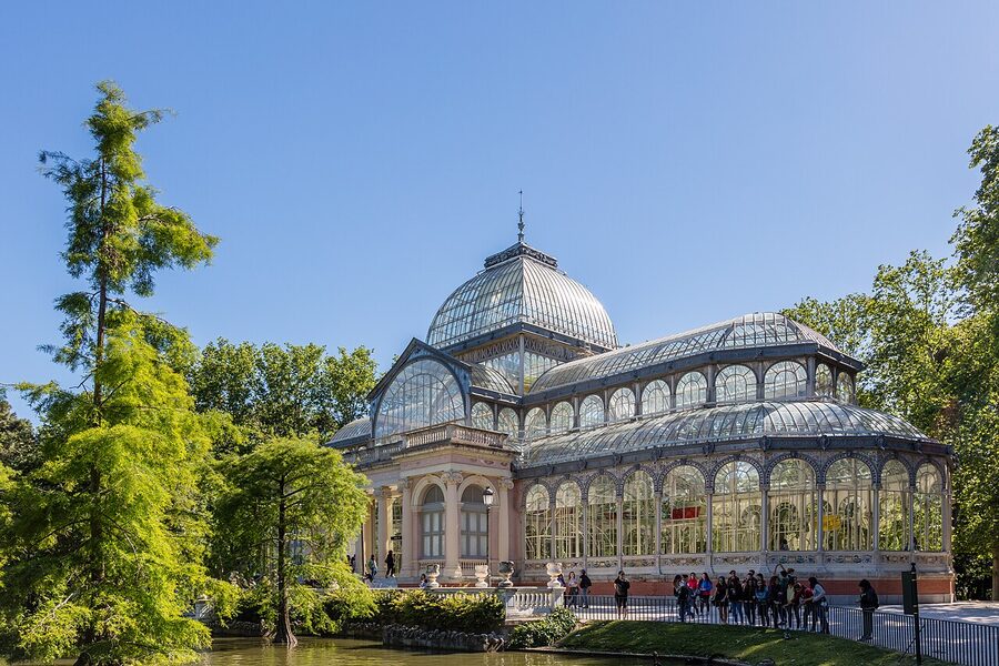 Palacio de Cristal in Retiro Park Madrid Reina Sofia annex