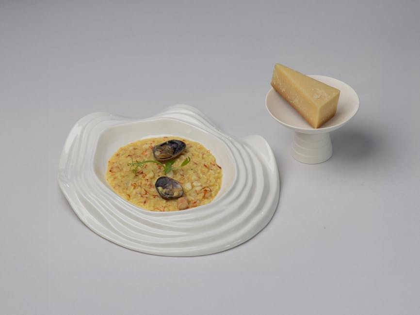 Risotto with clams and parmesan