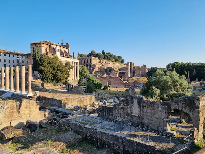 Roman Forum ancient ruins