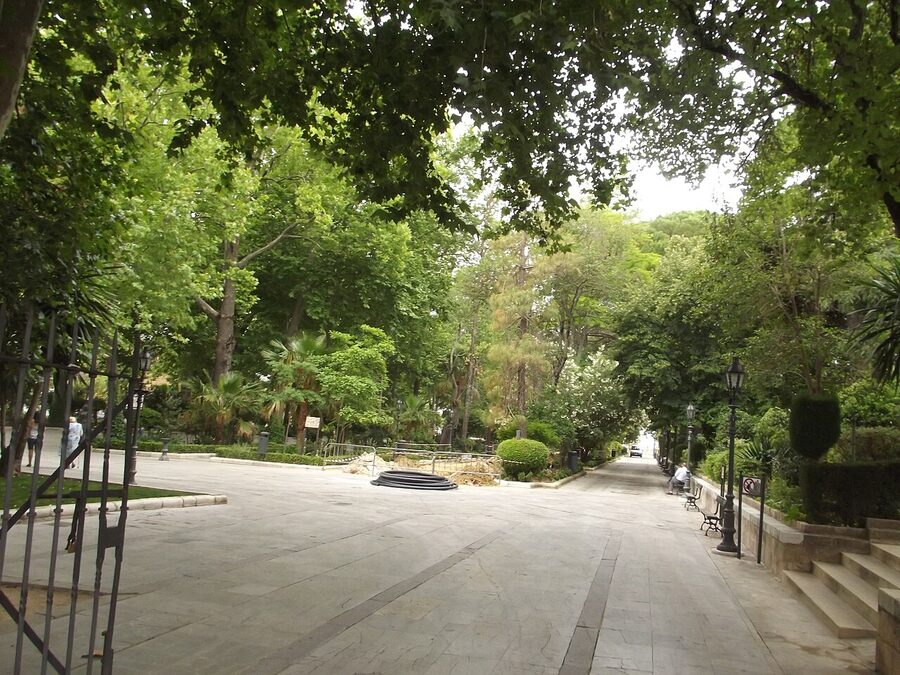 Alameda del Tajo Ronda shaded promenade