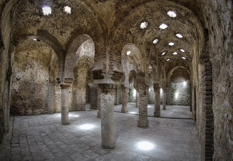 Moorish baths Banos árabes Ronda dome