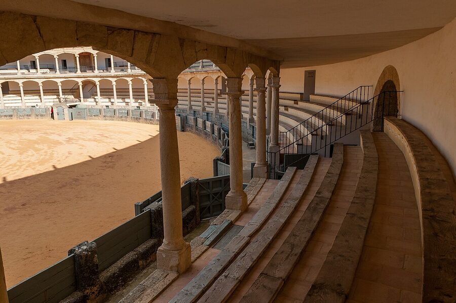 Plaza de Toros Ronda bullring interior arena