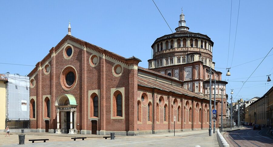 Santa Maria delle Grazie exterior view, Milan