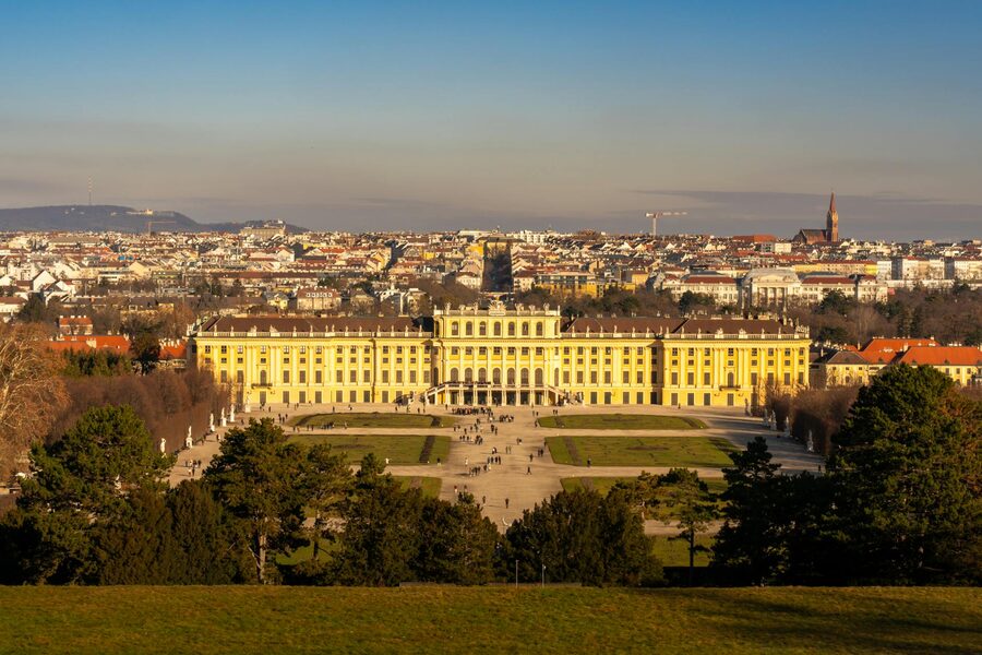 Schönbrunn garden path