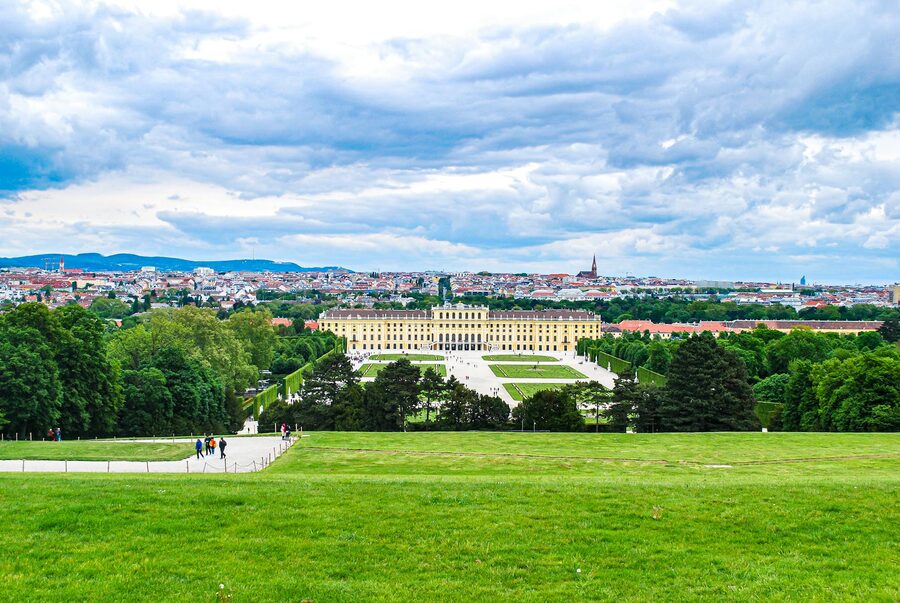Schönbrunn Gloriette hilltop