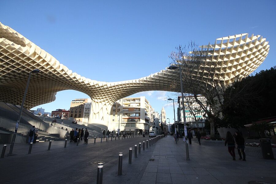 Setas de Sevilla panoramic view of Seville
