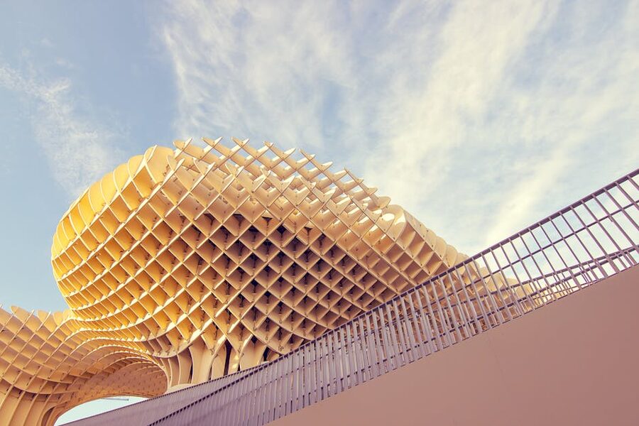 Metropol Parasol plaza view Seville