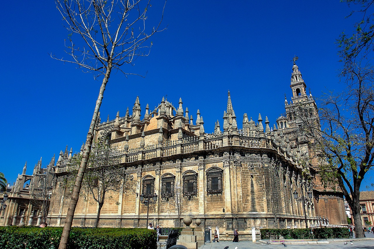 Seville Cathedral and Giralda tower