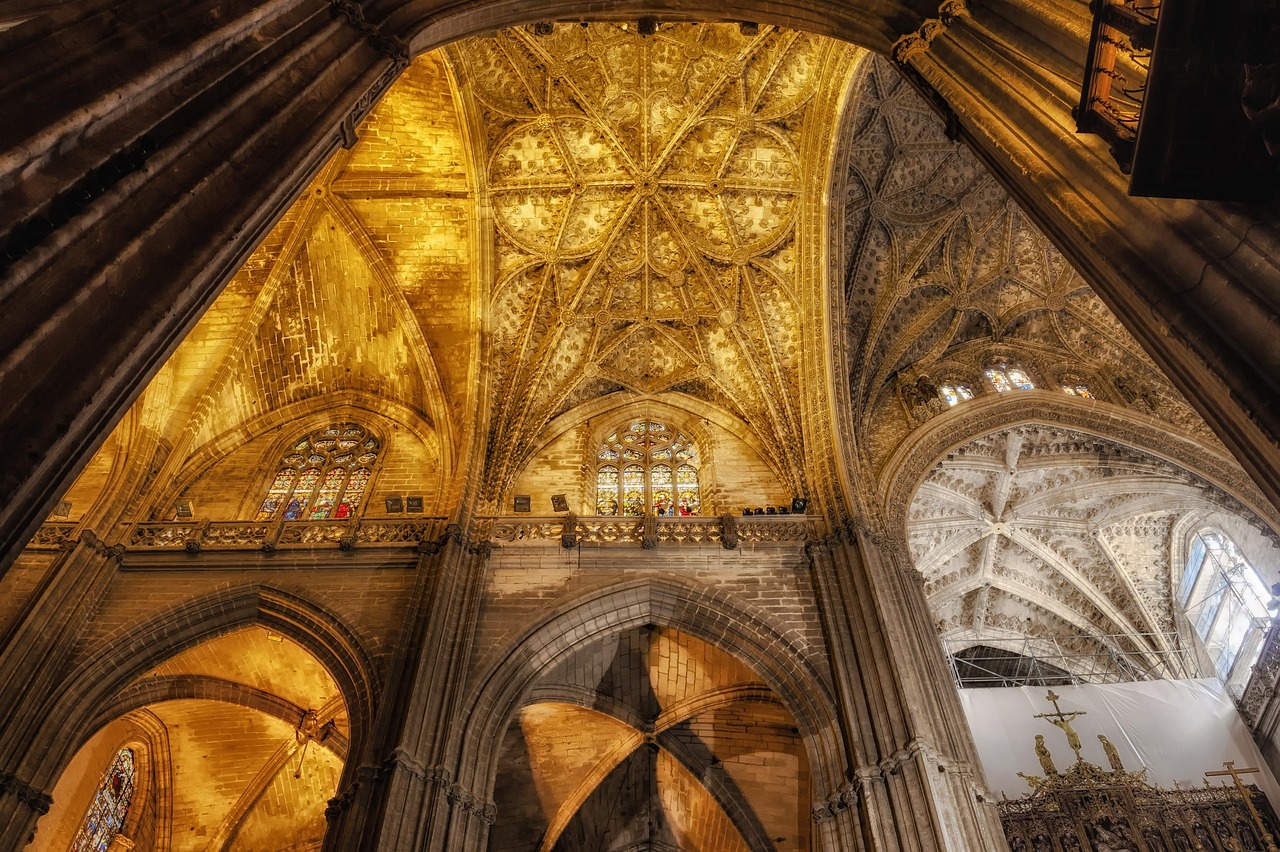 Seville Cathedral Gothic interior