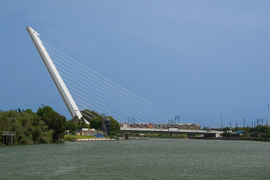 Puente del Alamillo cable-stayed bridge Seville