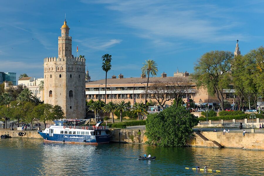 Torre del Oro viewed across the Guadalquivir
