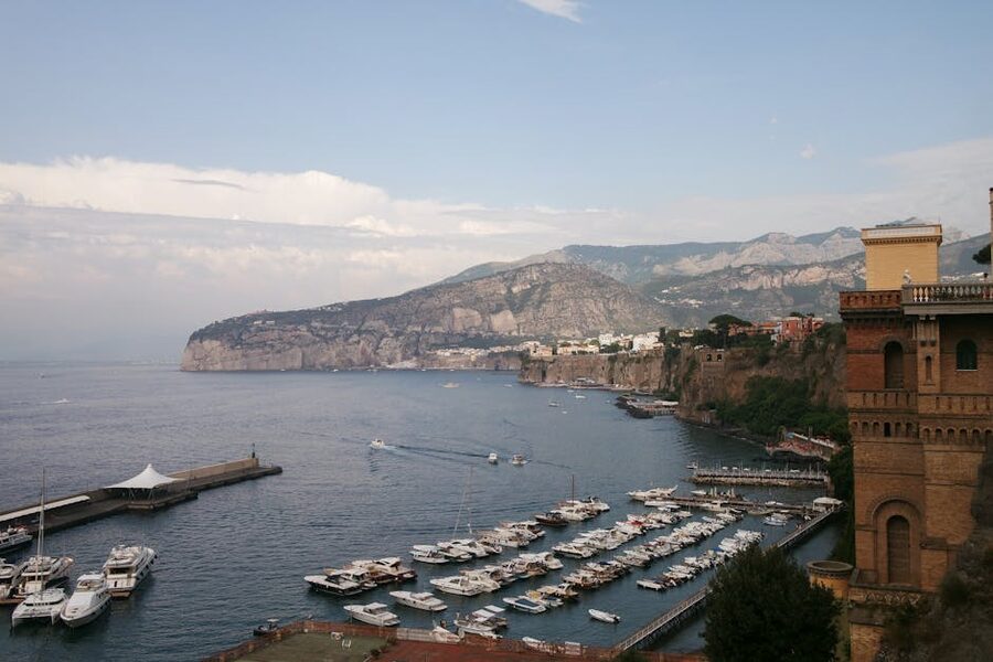 Sorrento marina cliffside view
