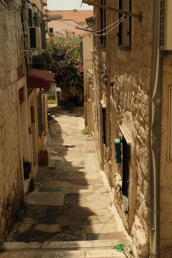 Alleyway in Split Croatia old town