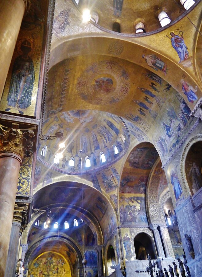 East nave interior of St Mark's Basilica, Venice