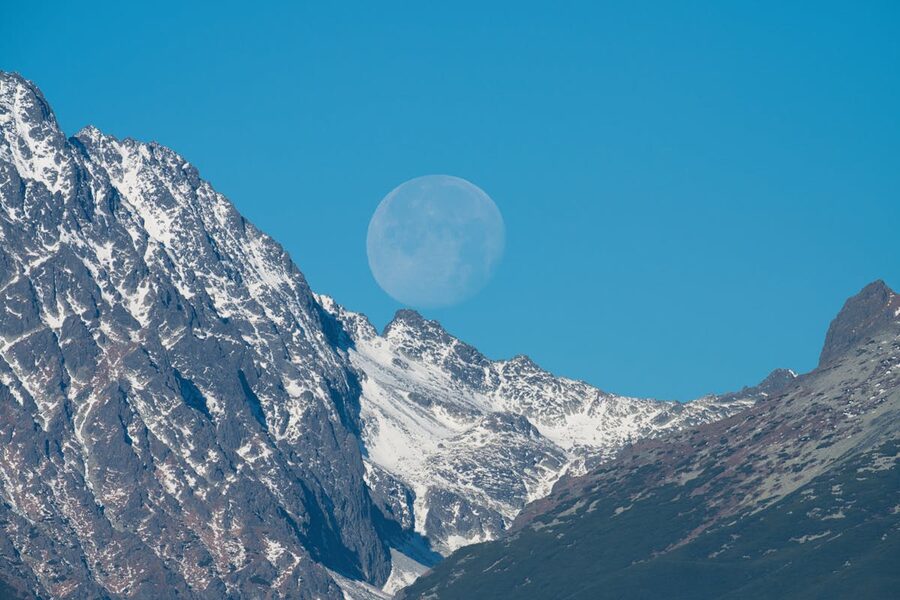 Mountain lake in Tatra mountains