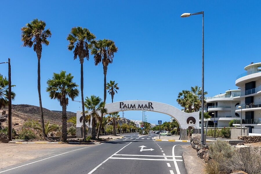 Palm-Mar Tenerife entrance gateway