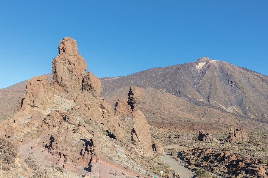 Teide and Roques de Garcia cone view