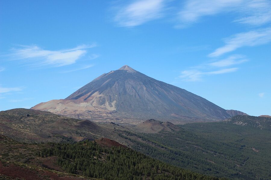 Teide volcano landscape Tenerife panoramic