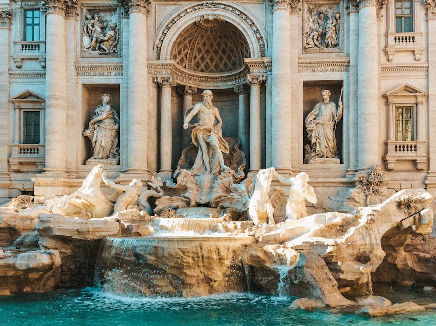 Trevi Fountain daytime