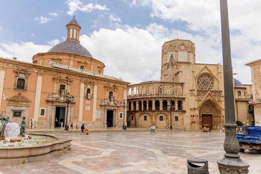 Valencia Cathedral and Plaza de la Virgen