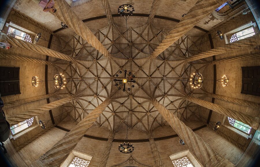 Lonja de la Seda Valencia silk exchange interior