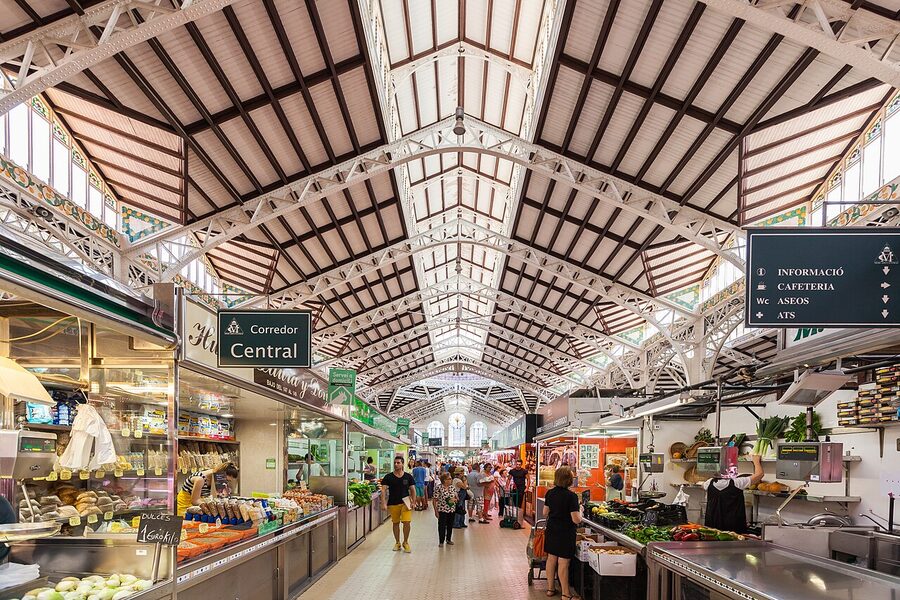 Mercado Central Valencia covered market