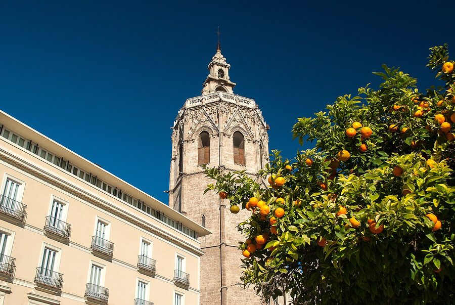 Valencia Miguelete bell tower Cathedral