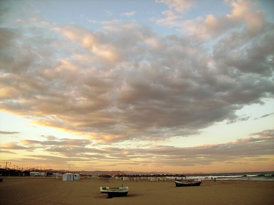 Playa de la Malvarrosa Valencia beach