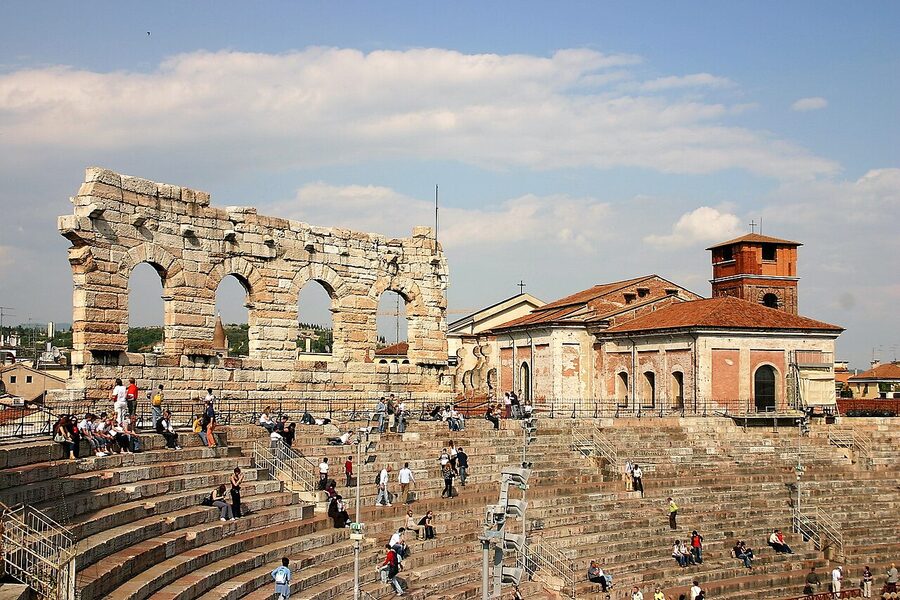 Verona Arena interior view