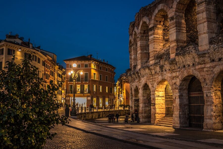 Verona Arena and surrounding architecture
