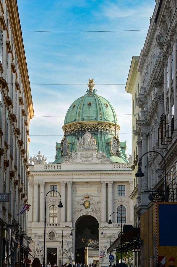 Vienna cityscape with dome
