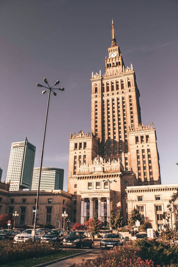 Palace of Culture and Science in central Warsaw