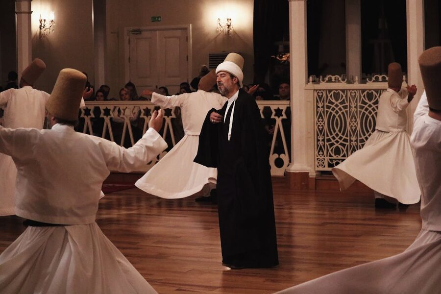 whirling dervishes istanbul ceremony